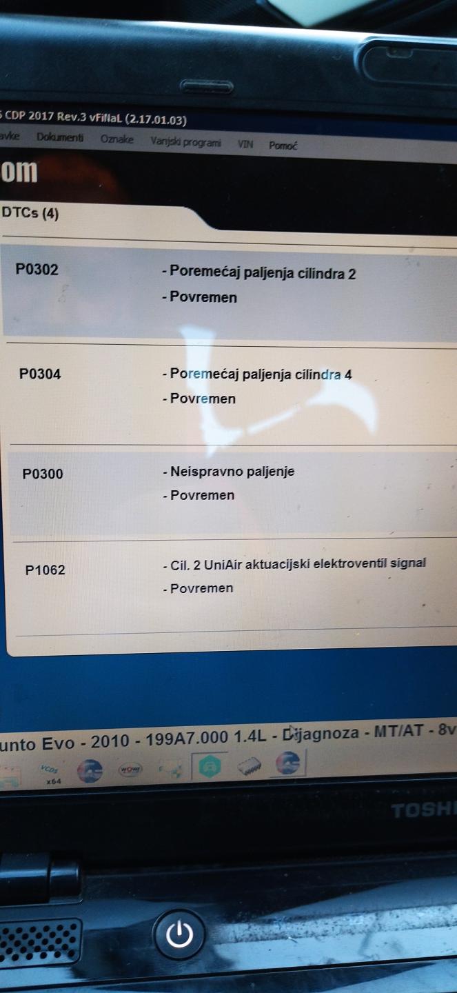 Fiat (Grande) Punto Evo 1.3 MJet - sama se upali lampica start-stop ...